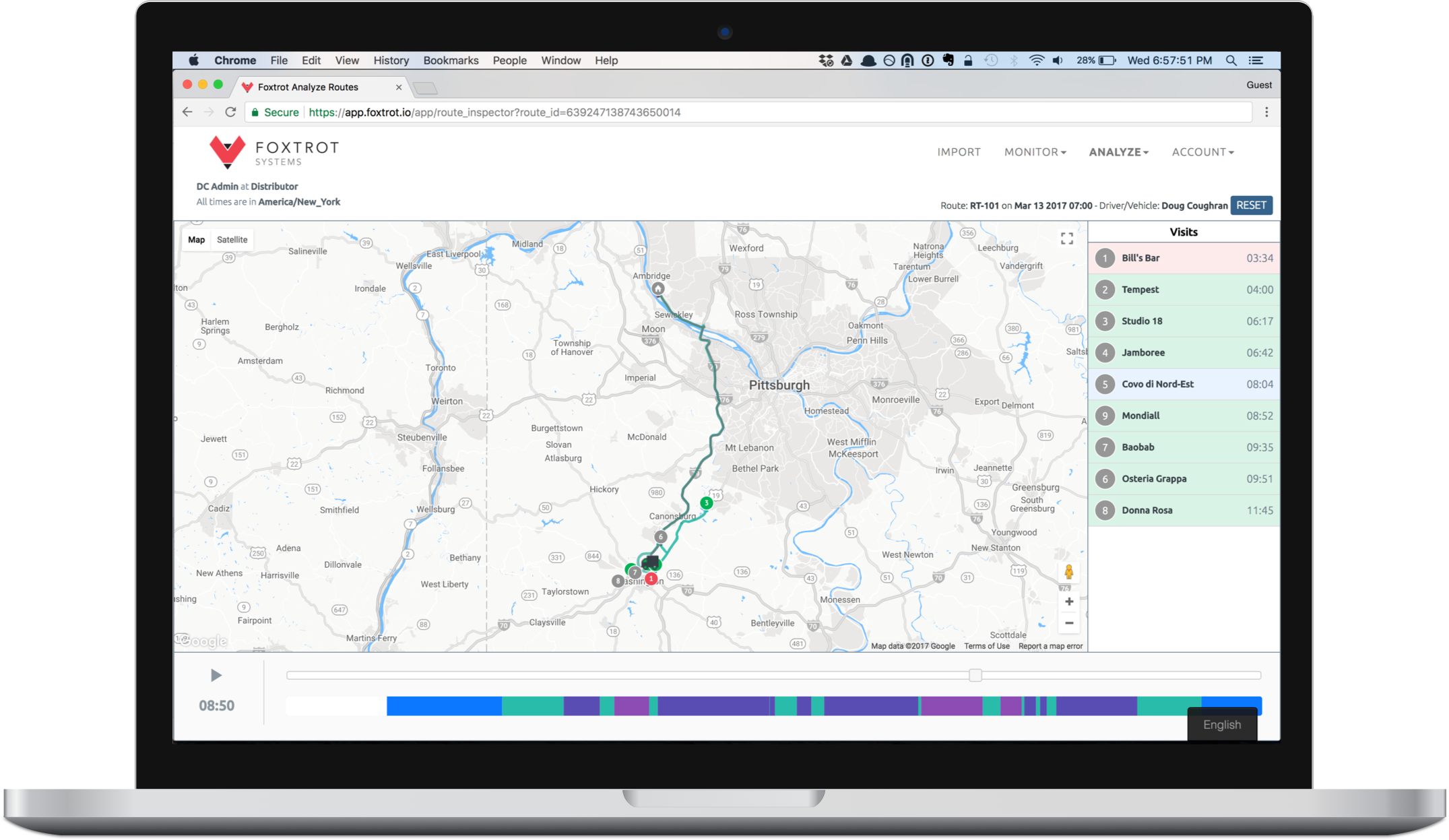 Foxtrot | Better Driver Decisions on Route