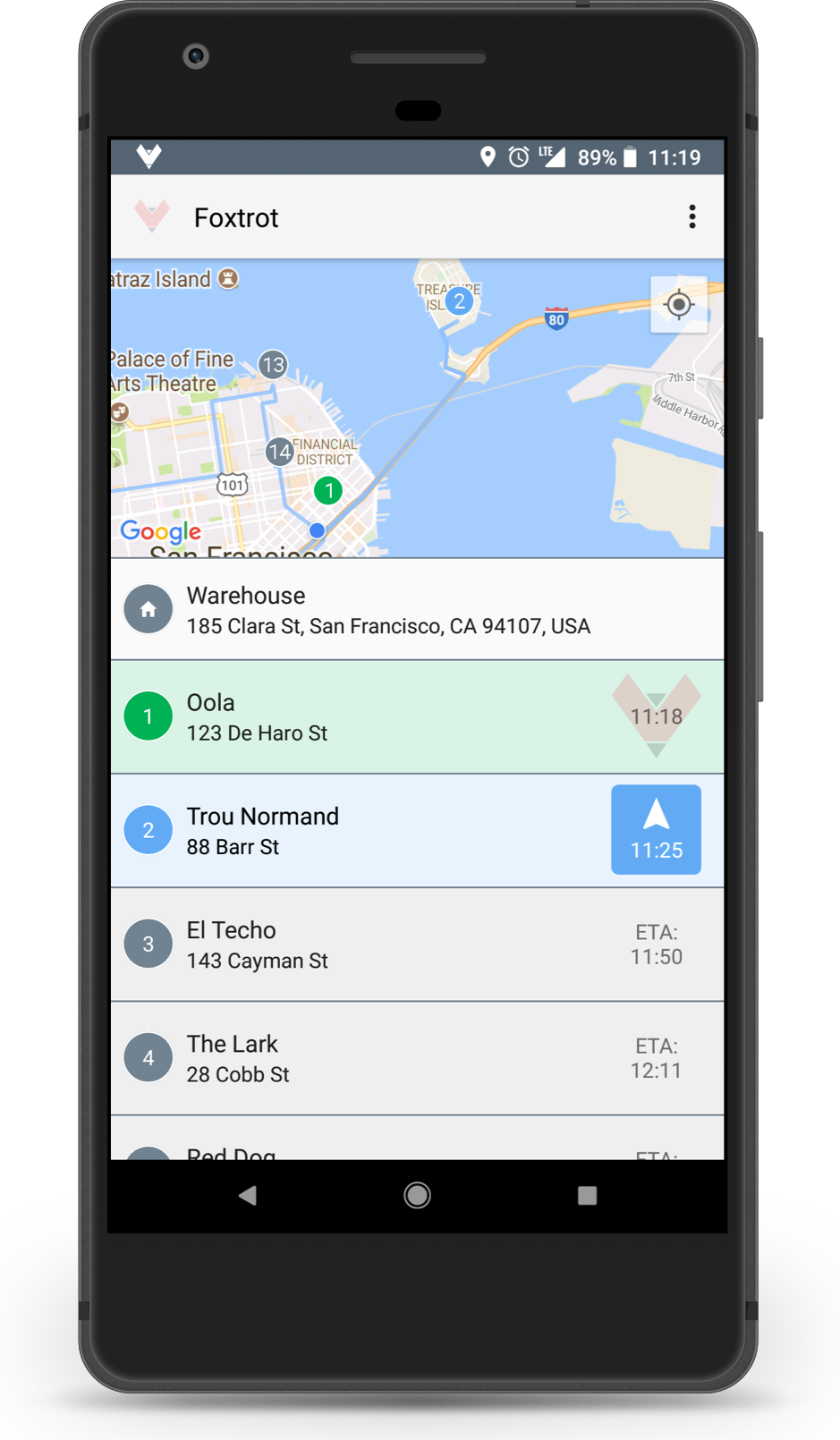 Foxtrot | Better Driver Decisions on Route